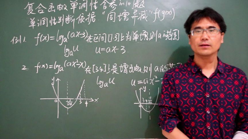 含有参数的复合函数单调性的求解方法