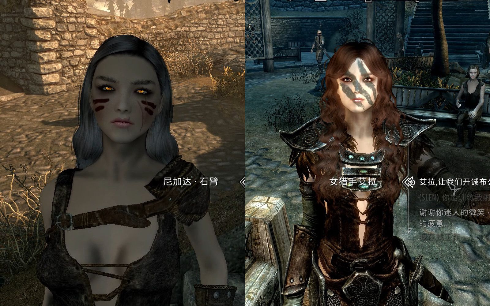 上古卷轴5 在奈恩混的日子 15战友团三姐妹大冒险中(艾拉&尼加达)