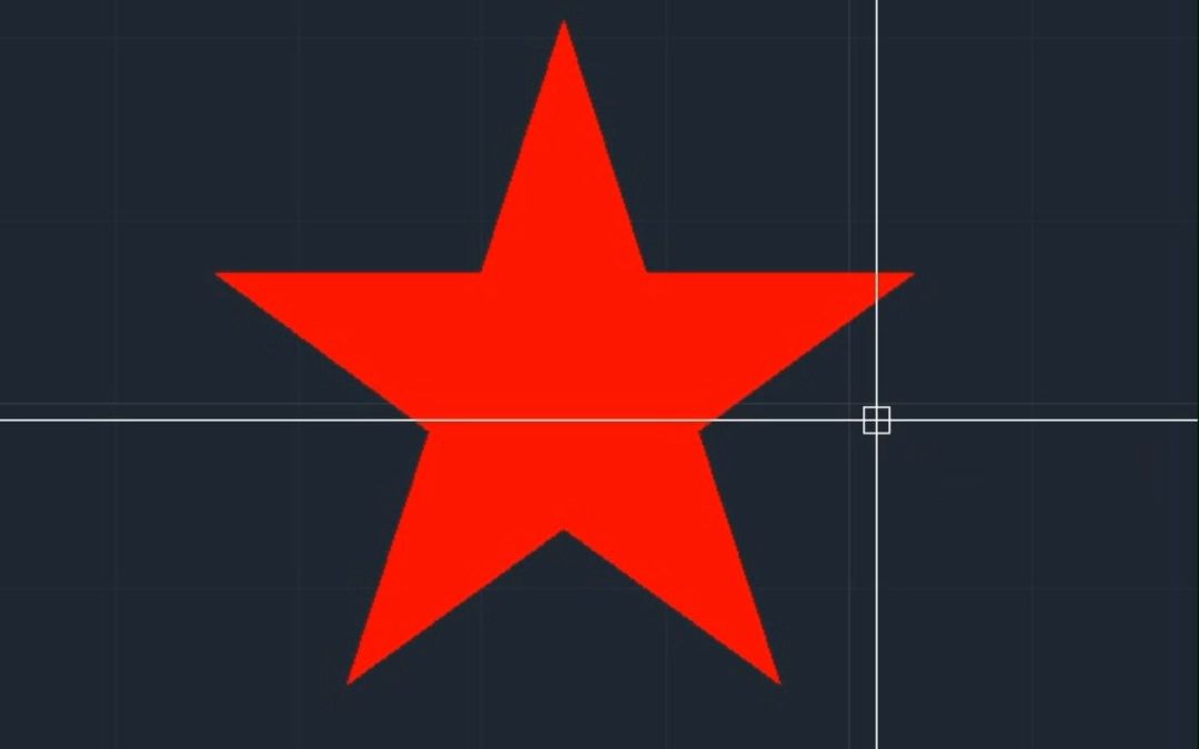 CAD如何画五角星