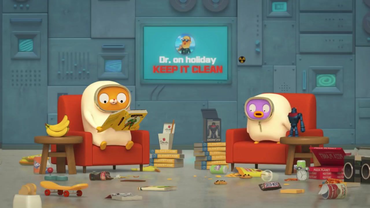 【动画短片】爆笑!请保持清洁!