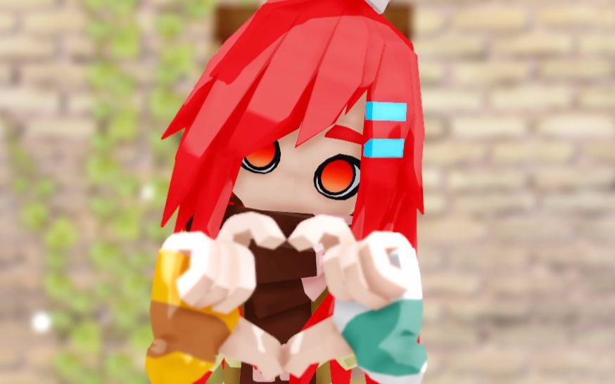 【凹凸世界MMD/艾比/2p附对比】呆毛姐给你比哈特 - 告白对手宣言