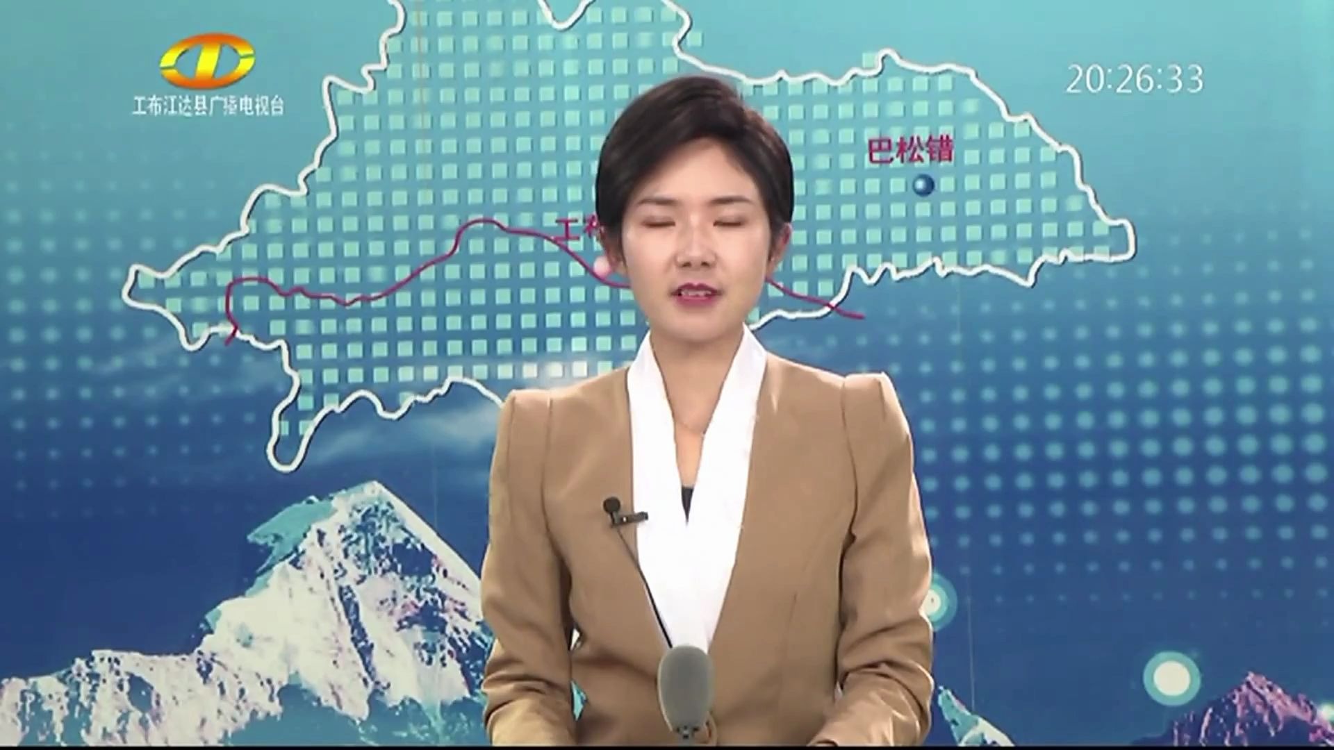 【放送文化】林芝工布江达电视台转播西藏新闻联播+林芝新闻+工布...