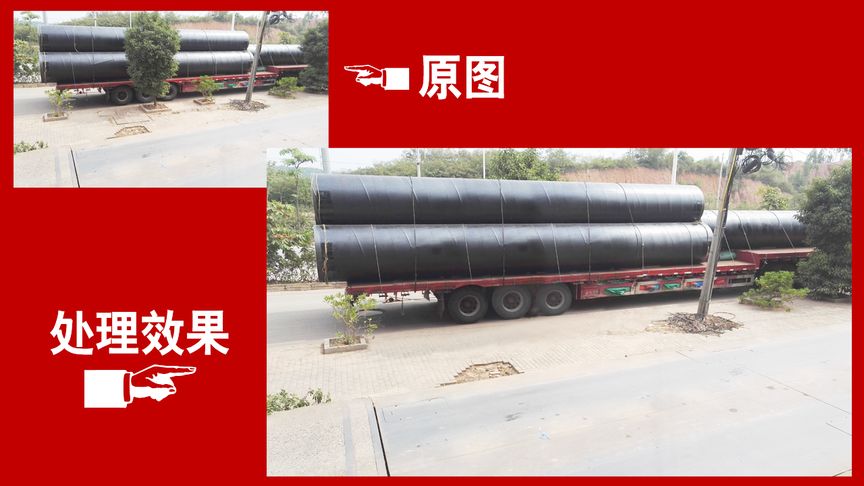 PS疑难杂证:用复制与遮挡法轻松抠出图片中多余的树木杂草