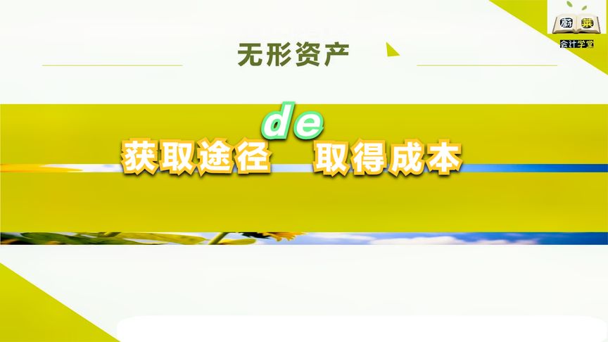 「无形资产」可通过哪些途径获得?如何准确界定其取得的成本?