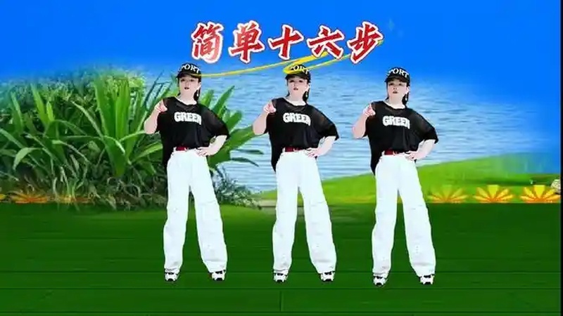 网络流行热舞 简单十六步 歌声醉人好听舞蹈简单又好看《《》》