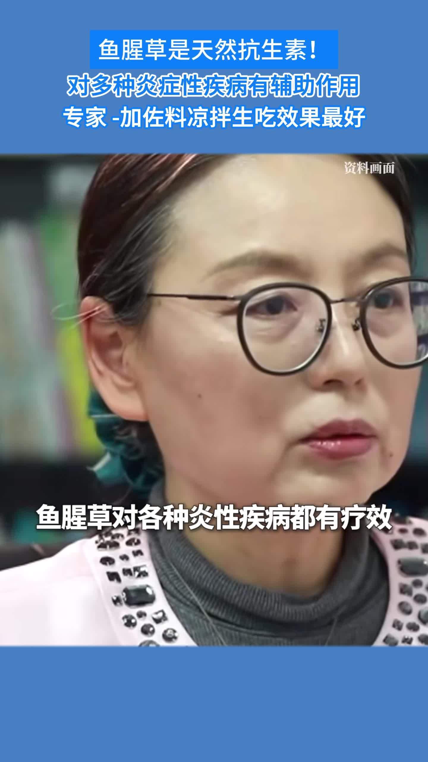 鱼腥草是天然抗生素!对多种炎症性疾病有辅助作用。