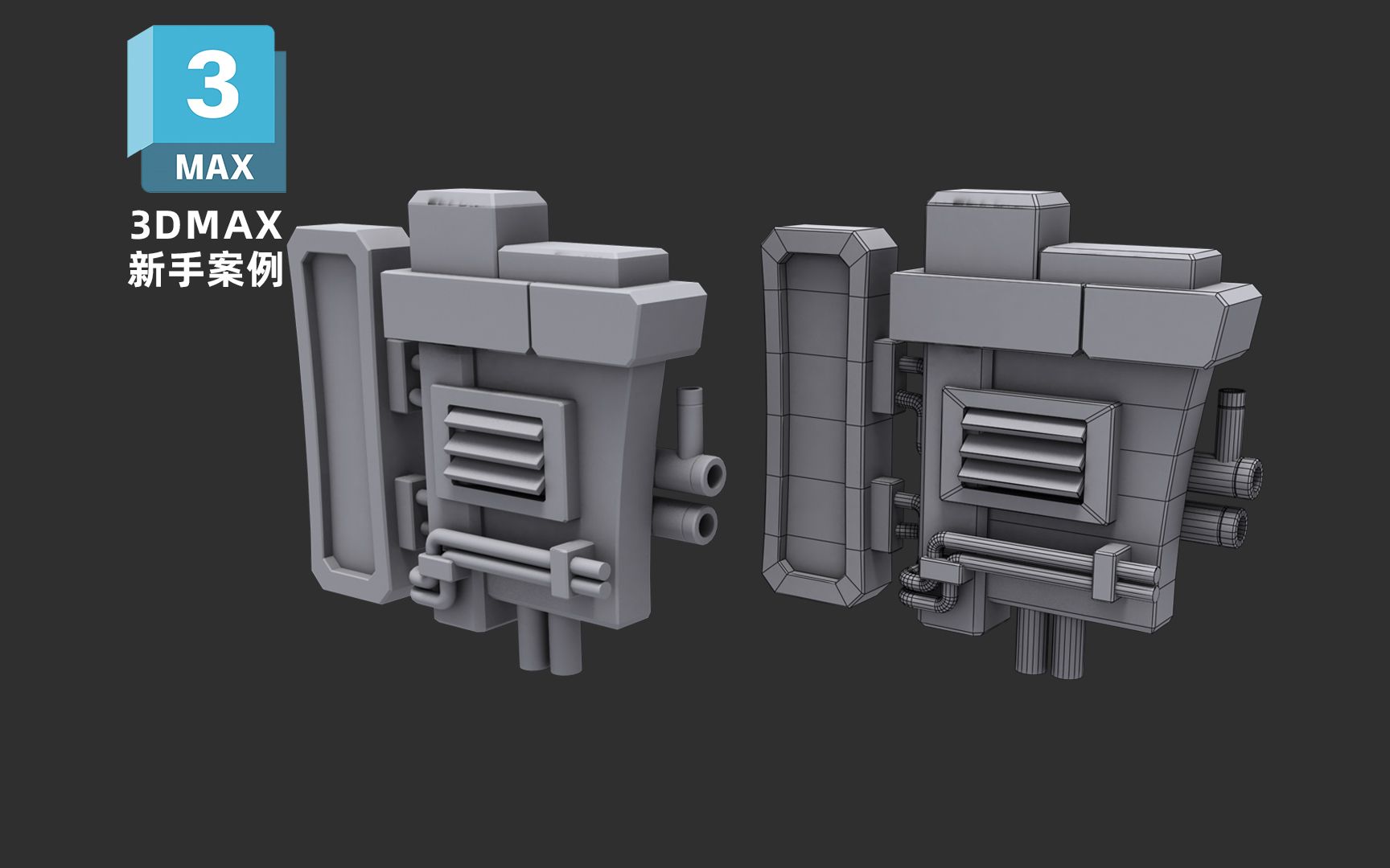 【3dmax建模】零基础制作一块广告牌,3dmax新手案例教学,3dmax...