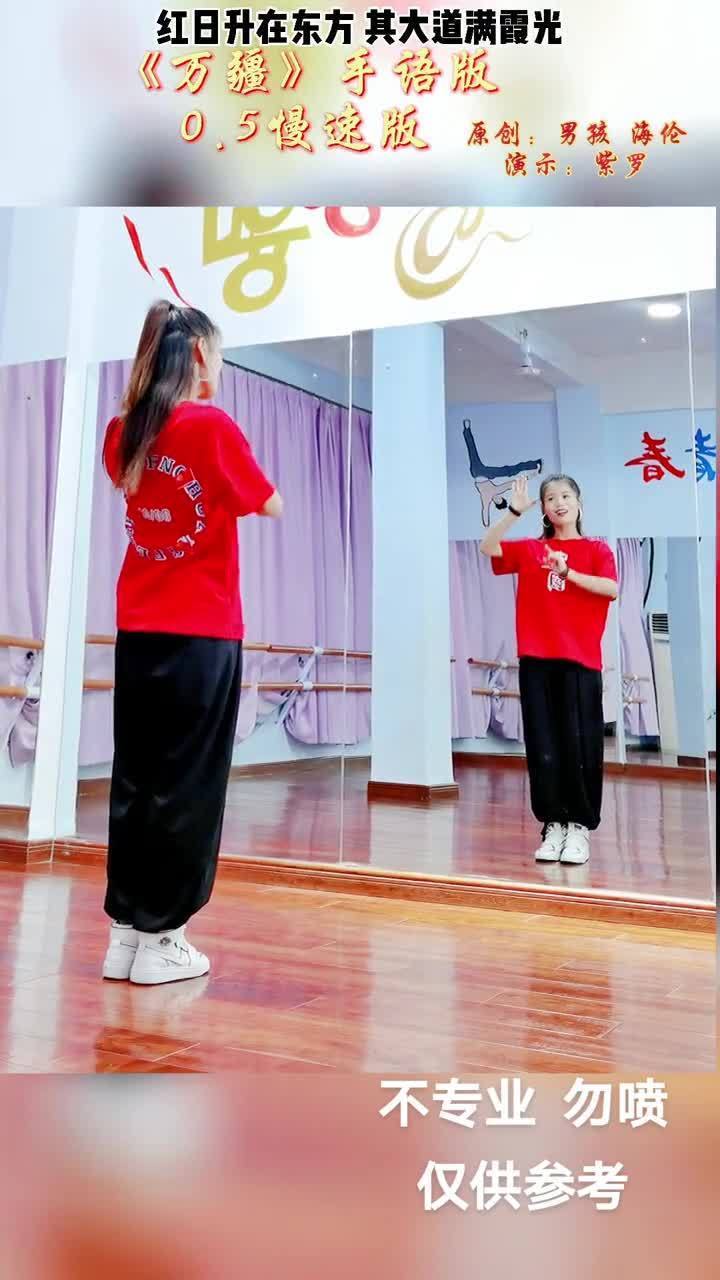 万疆手语版舞蹈分享,大家觉得怎么样?