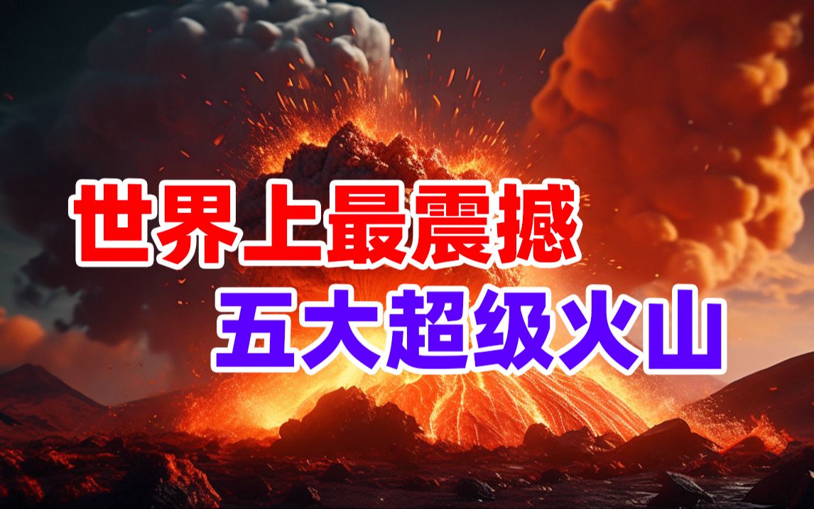 世界上最恐怖爆发力的五大超级火山,每一次爆发都是末日般震撼的场景!