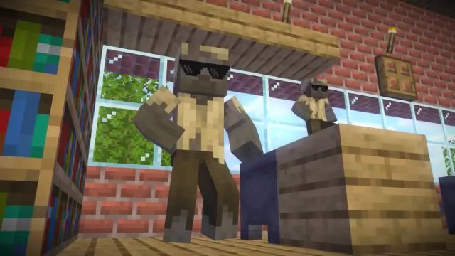 我的世界MC动画:怪物学院 缩小挑战