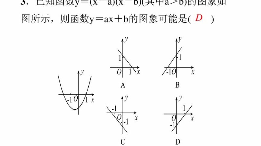 初中一次函数二次函数综合系列九,一般式abc代表什么?知识青年