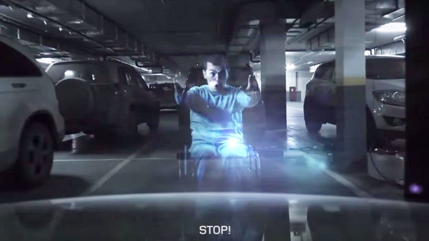 “别只把我当标示”,残障人士专用车位创意宣传