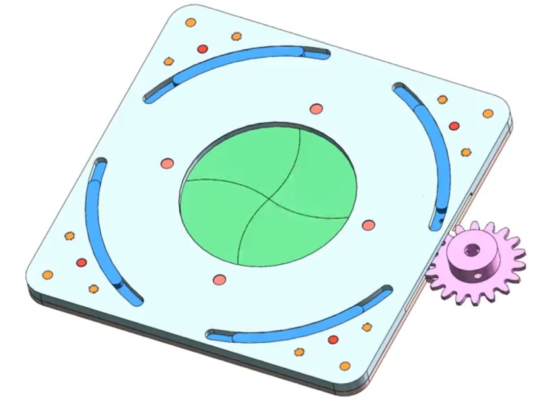 开合机构原理动画
