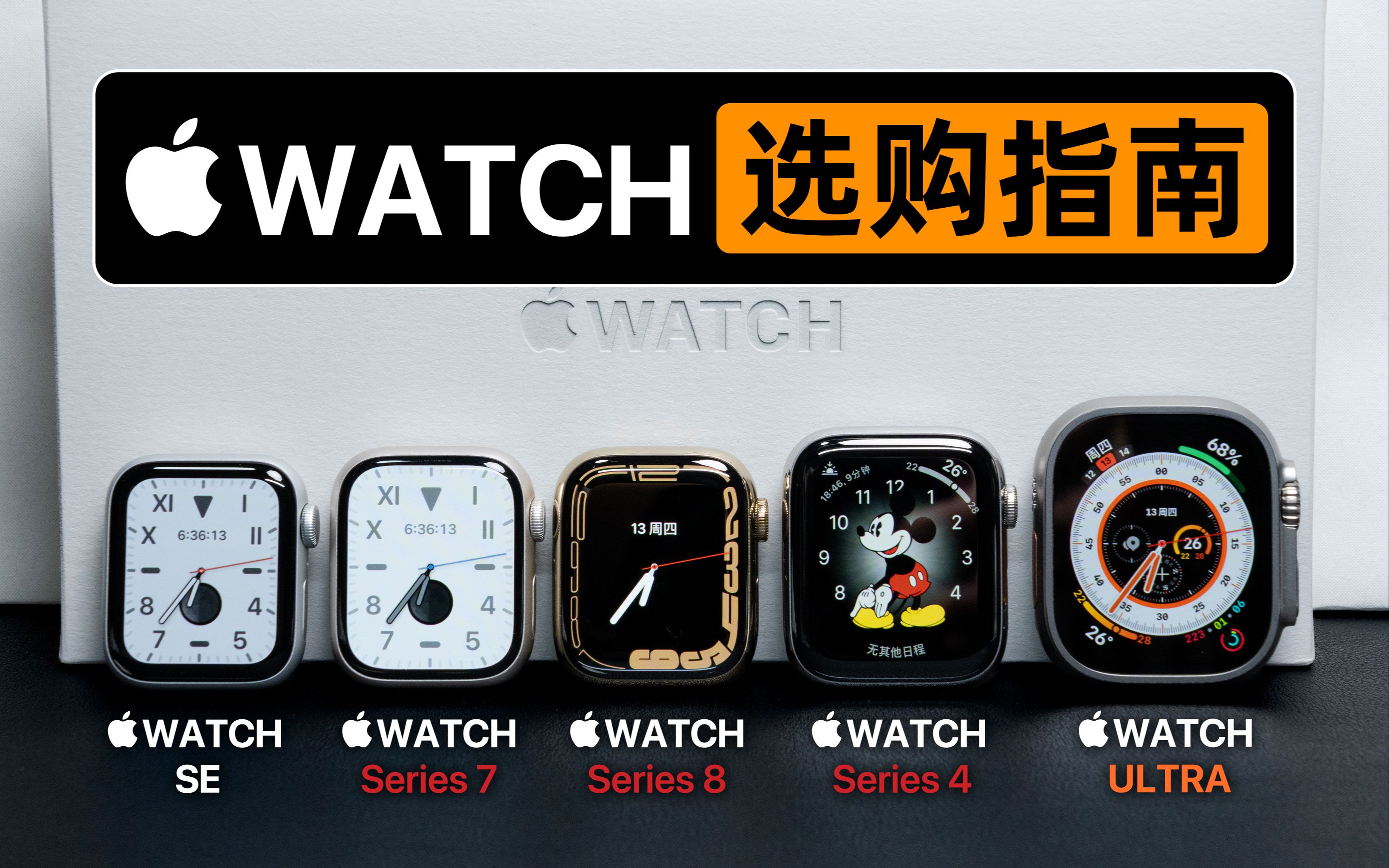 Apple Watch全系选购指南|附AppleCare+选购建议