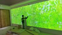 多屏拼接融合软件投影系统曲面墙面全息互动投影多通道融合