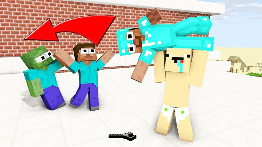 我的世界动画:怪物学院新手VS专业史诗全集