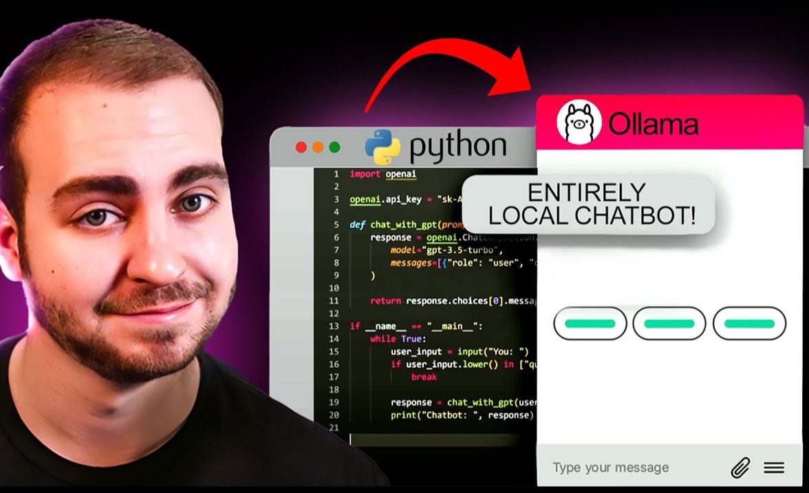 使用 Ollama 在几分钟内创建本地 Python AI 聊天机器人