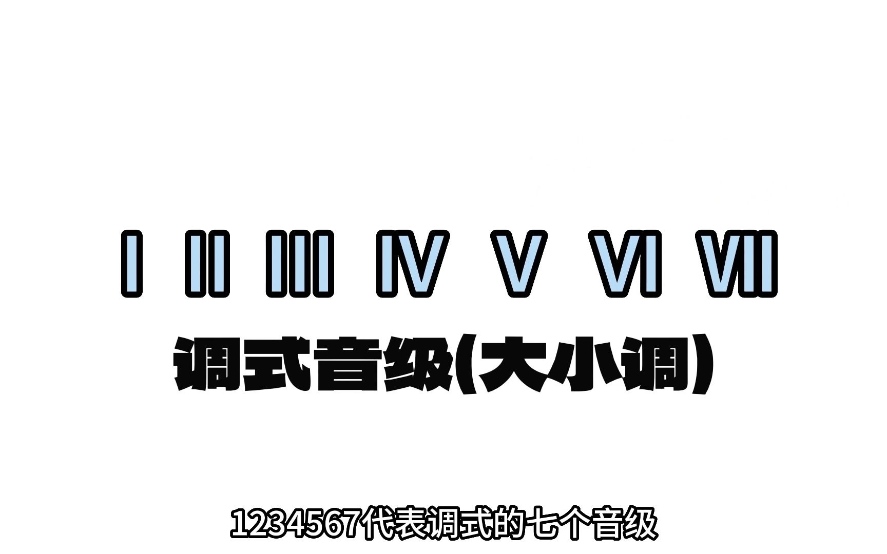 第三课调式音级与正音级稳定音级的乐理知识,适合0基础小白的钢琴...