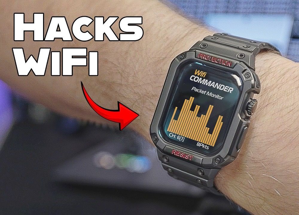 【数码评测】新一代WiFi破解手表:隐蔽性大提升