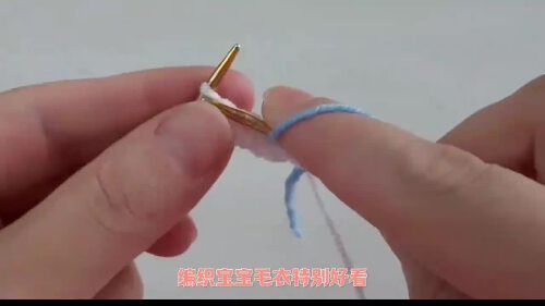 漂亮的雏菊花样编织教程,编织宝宝毛衣美美哒