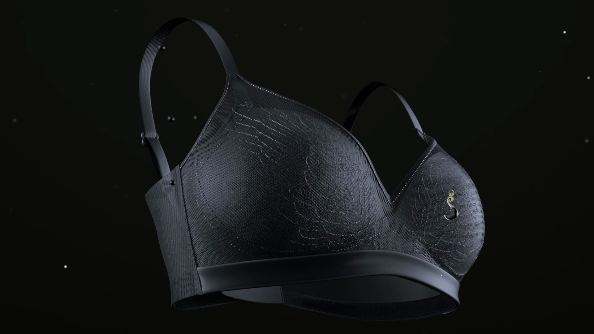 【C4D】黑天鹅内衣三维短片