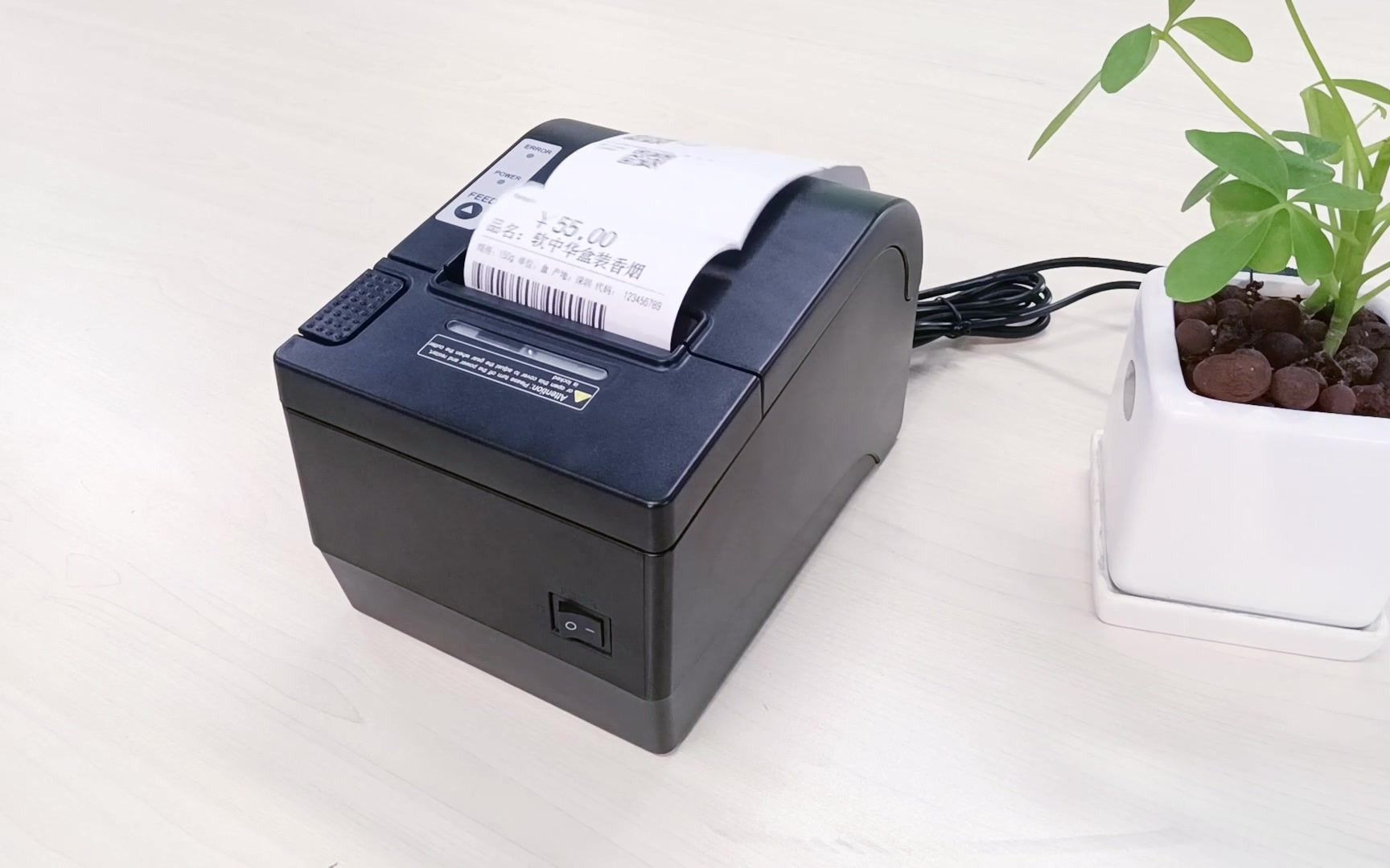 ...mm热敏小票打印机MS-MD80V酒店后厨餐饮便利店奶茶店收银小票机