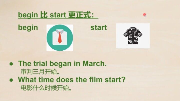 begin和start都是“开始”,用法有什么区别?容易混淆的英语单词