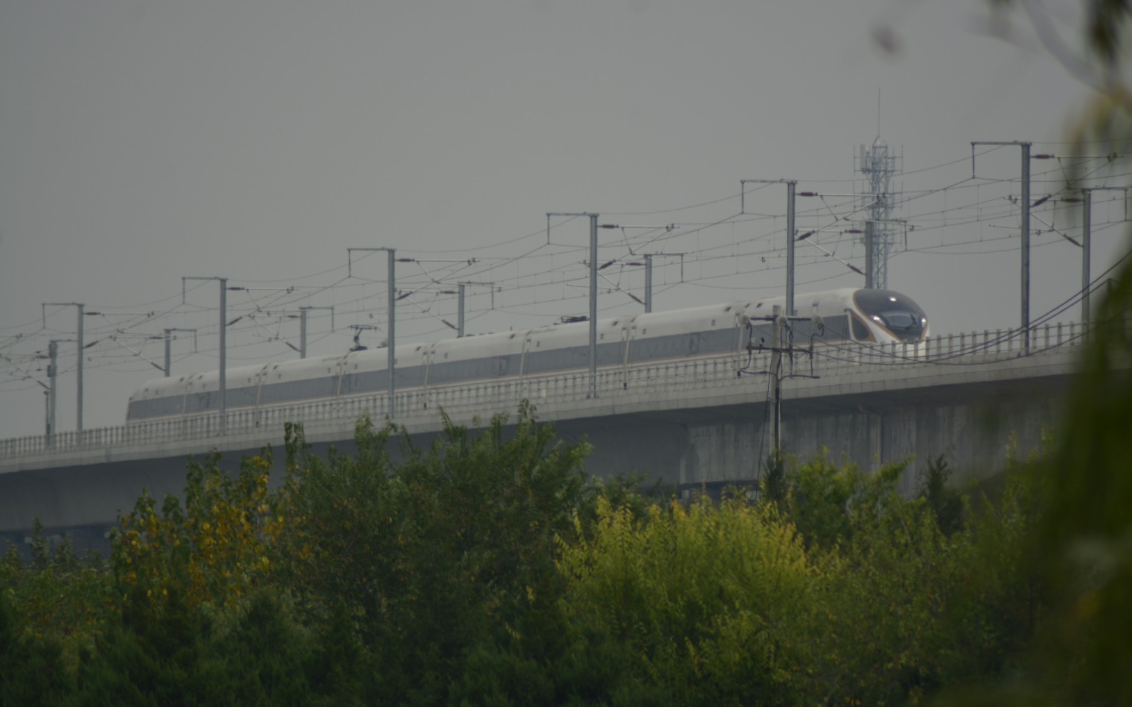 【京哈高铁】高密度行车,G980次密云站停车