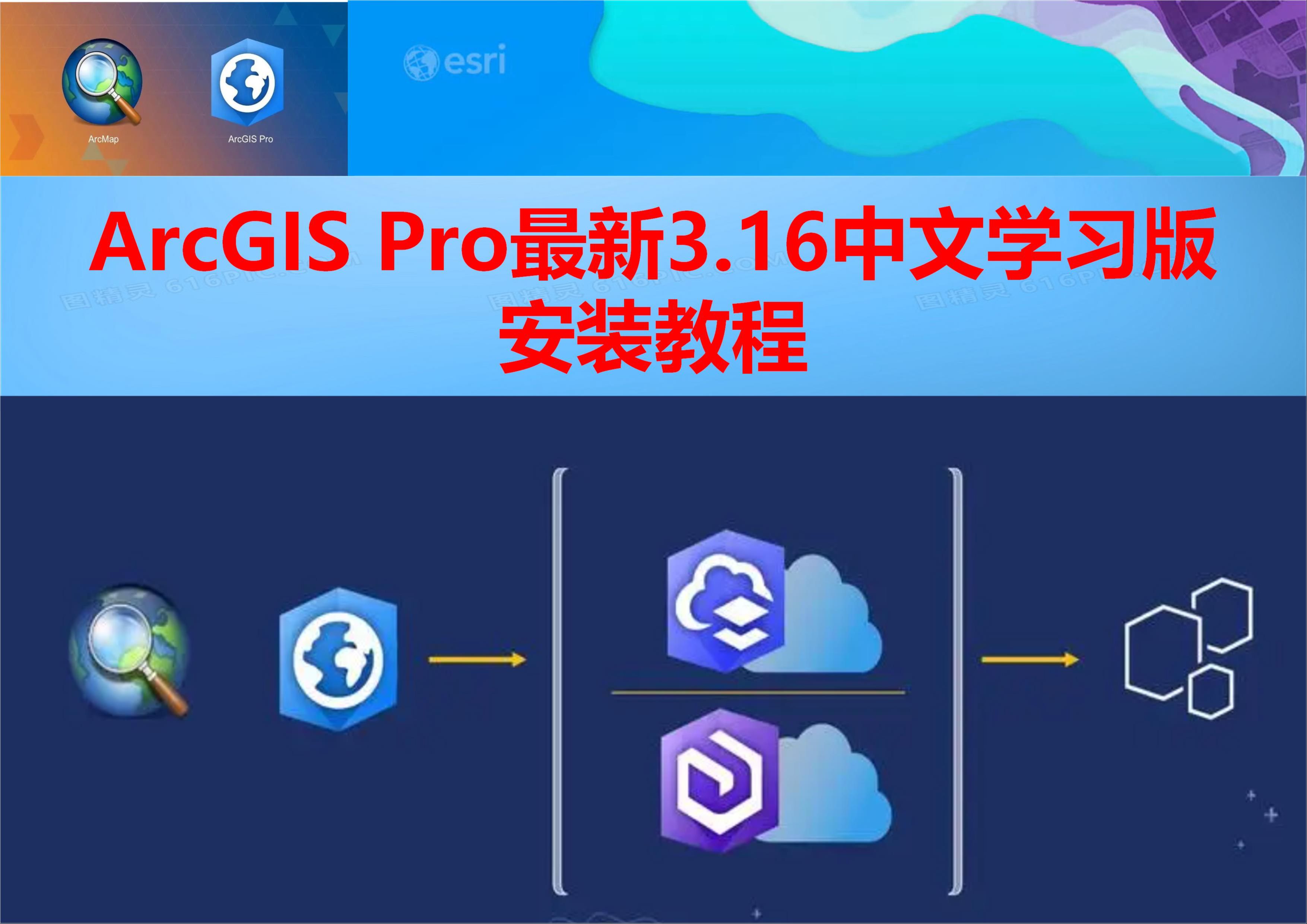 ArcGIS Pro3.16中文学习版安装教程