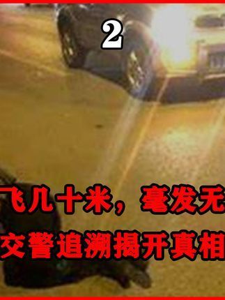 老汉被车撞飞几十米,毫发无损起身就跑 2
