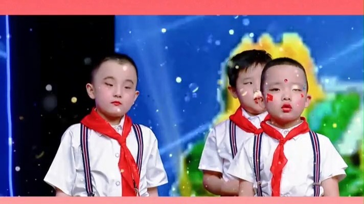 儿童红色经典朗诵《红色的童话》儿童节汇演#小学生朗诵#儿童表演#...