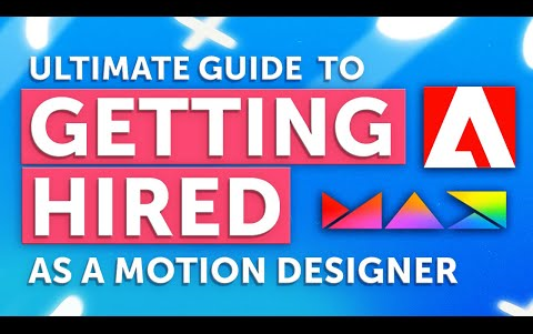 【AE学习分享|油管搬运 】动效设计师如何拓展推广自己