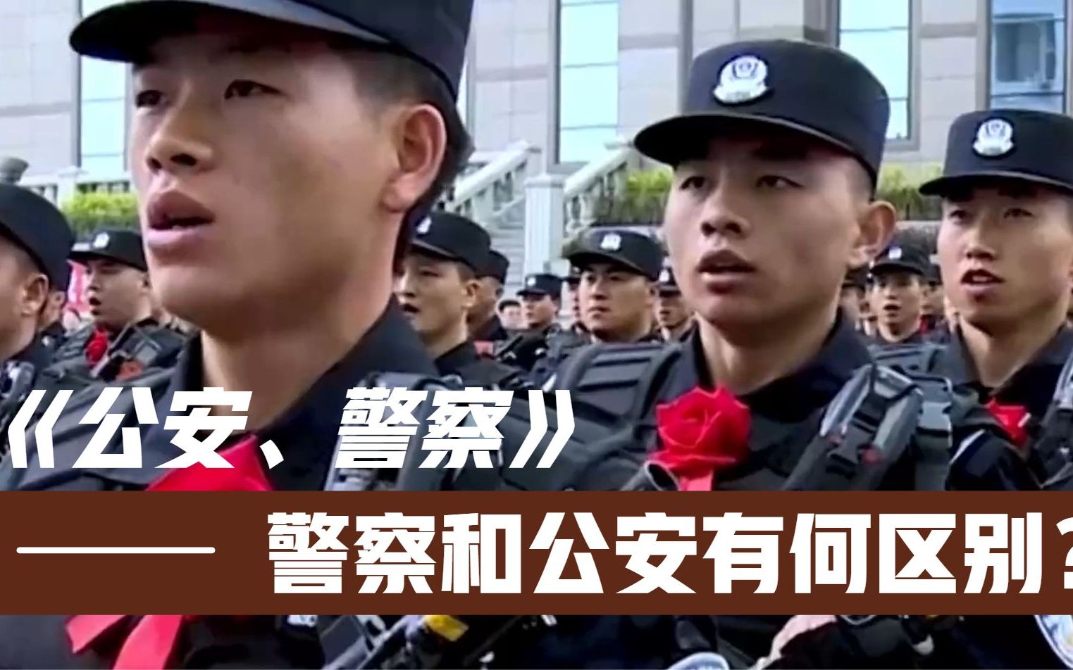 警察和公安有何区别?为什么有的车写“公安”,有的写“警察”?