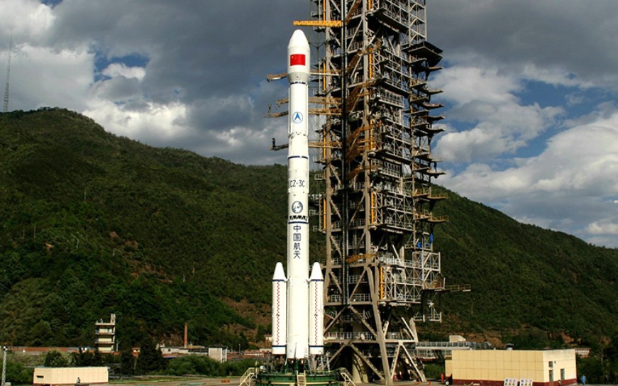 [航天历史]长征三号丙型火箭首飞发射天链一号01星 2008.4.25(长三丙...