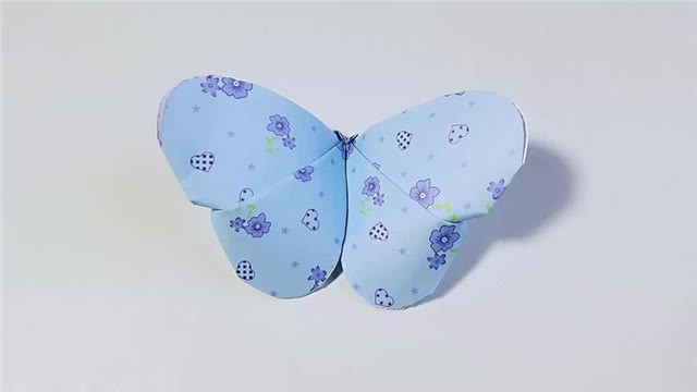 教你手工折纸蝴蝶,简单漂亮
