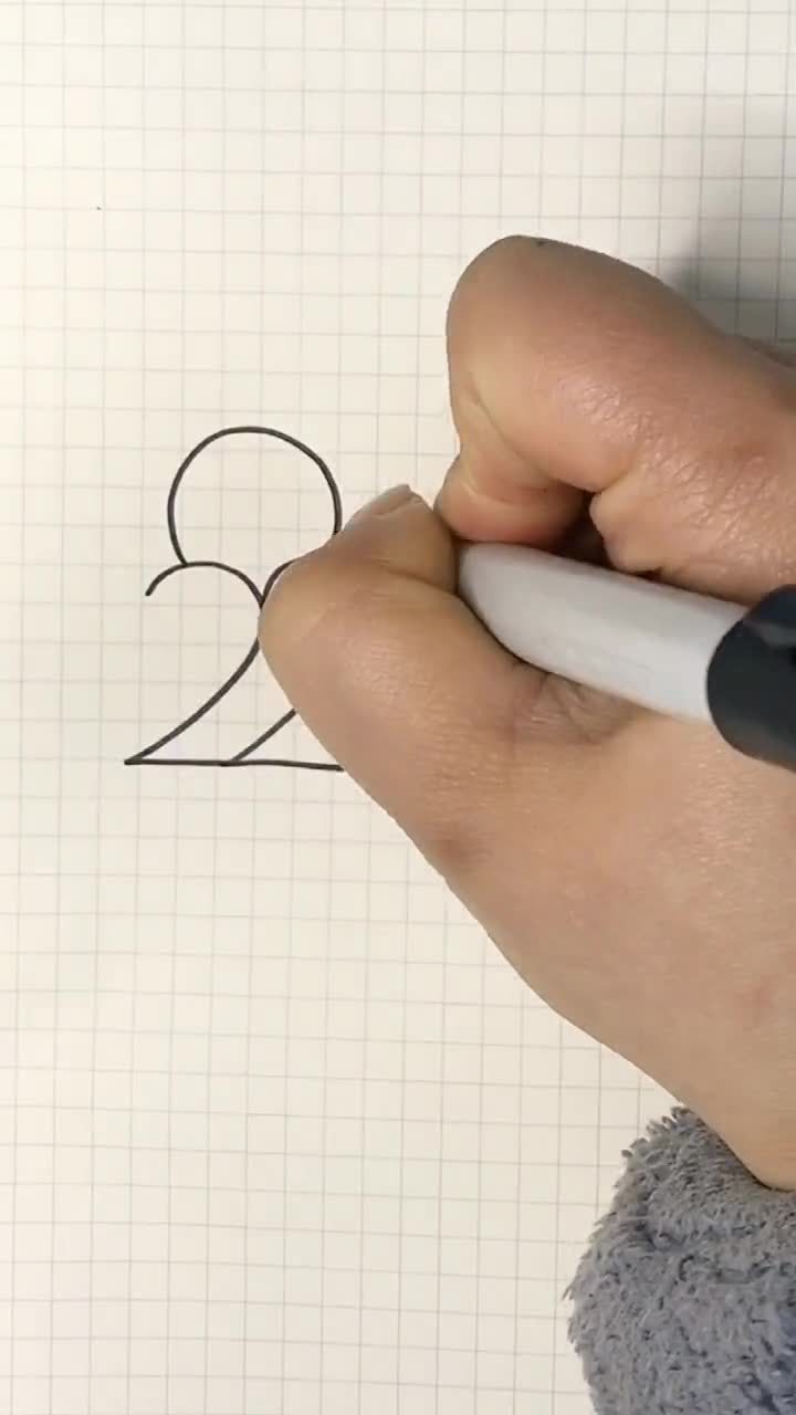 简笔画简单可爱小鸟画法感谢.