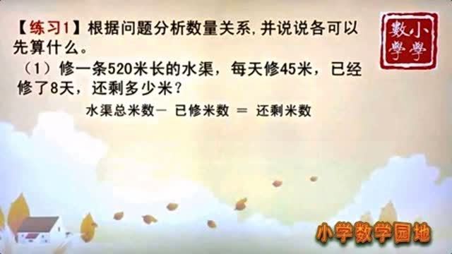 小学数学三年级同步辅导课堂 从问题出发解决问题.