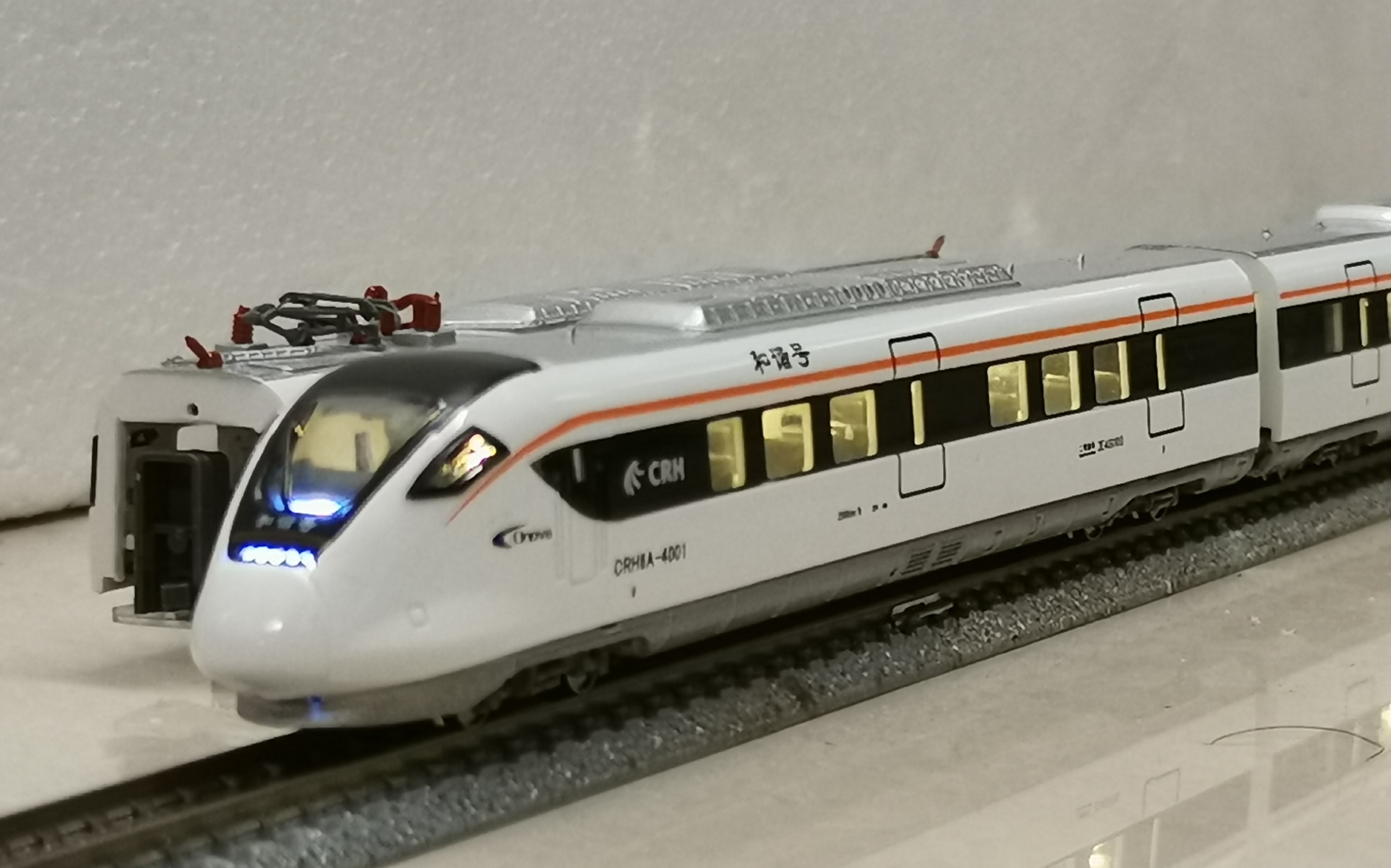 【静改动】改装一组n比例静态CRH6A 灯光,动力改造