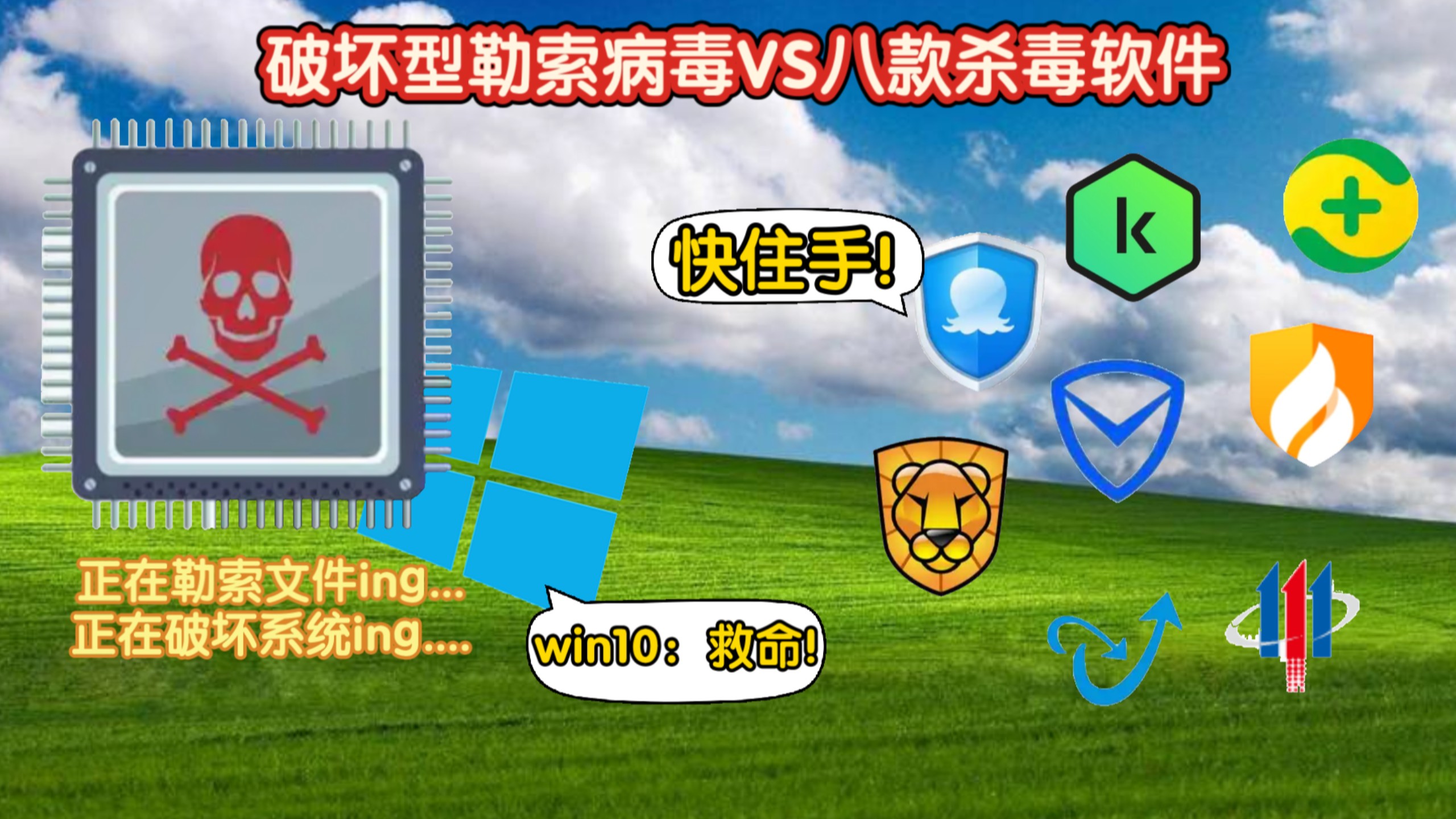 破坏型勒索病毒VS八款常见的杀毒软件,只有一款防御成功?