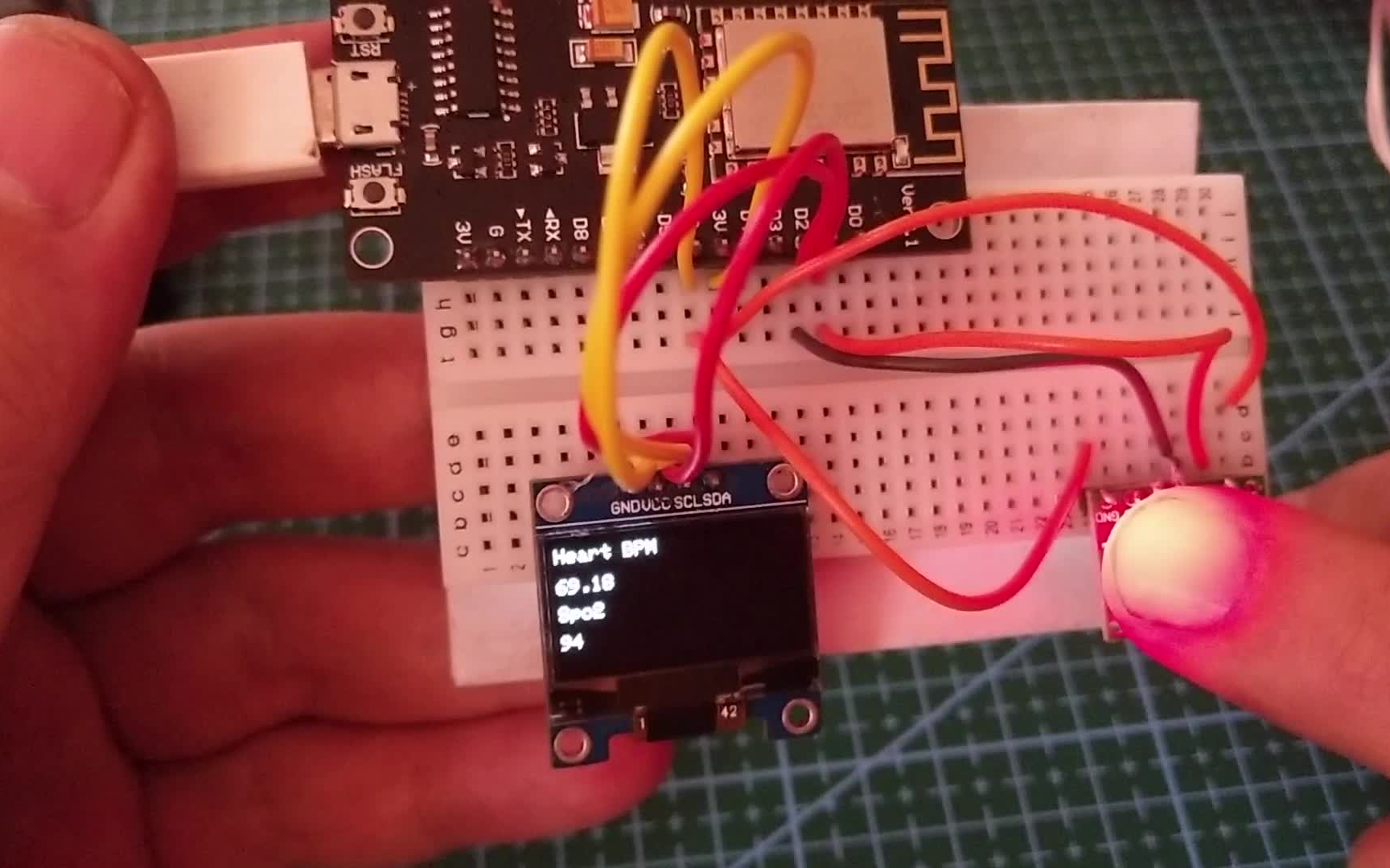 20多元制作血氧检测仪