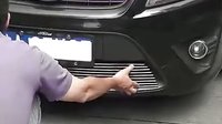 福克斯两厢 三厢改装进气格栅教程