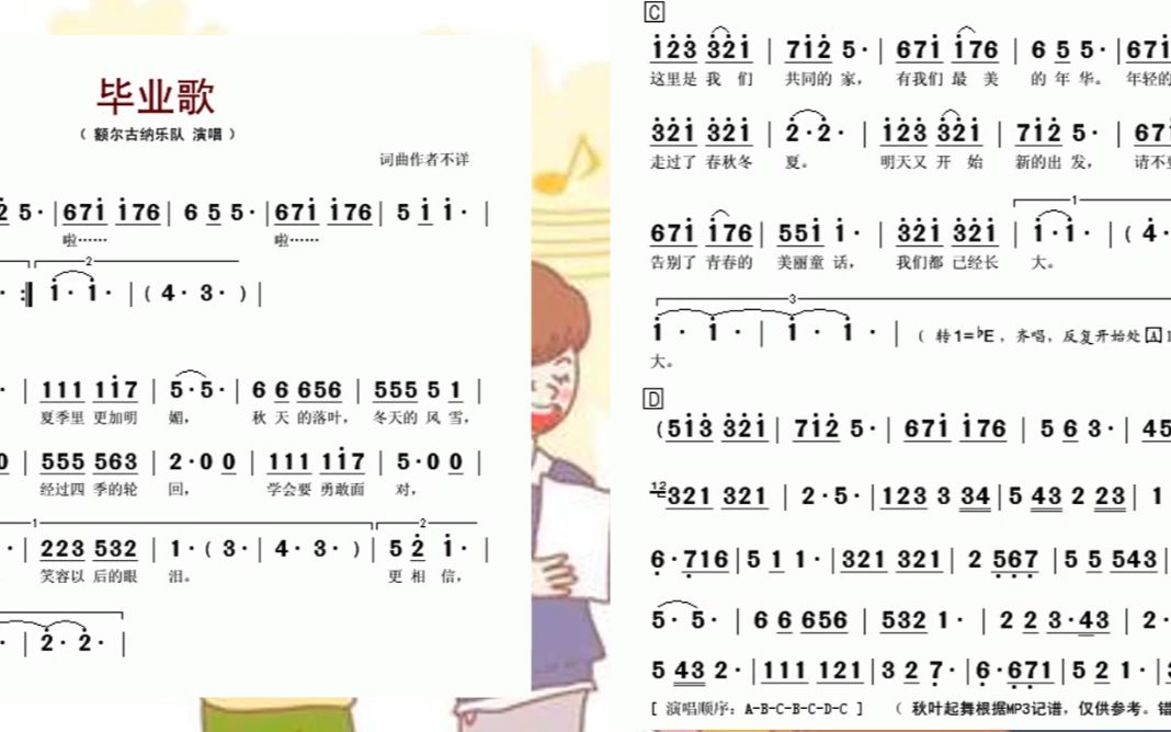 python做的毕业歌(纯音频请欣赏)