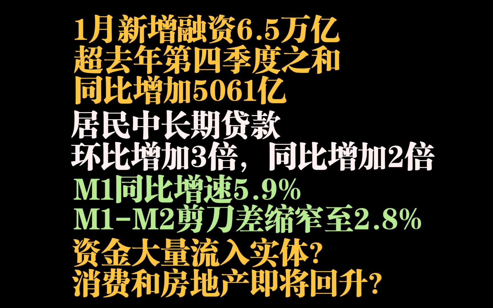 梦幻的1月份金融数据,“强势复苏”or“统计魔法”