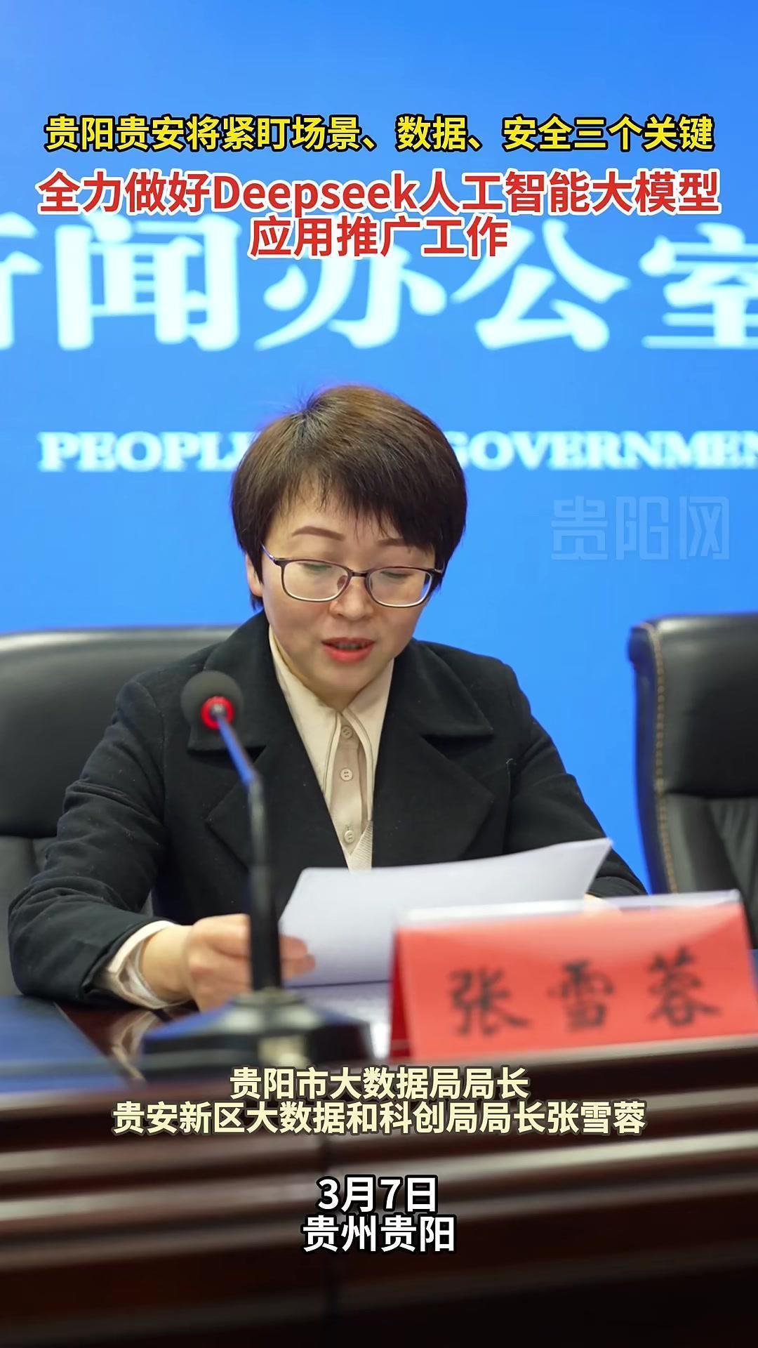 ...数据、安全三个关键!全力做好Deepseek人工智能大模型应用推广工作