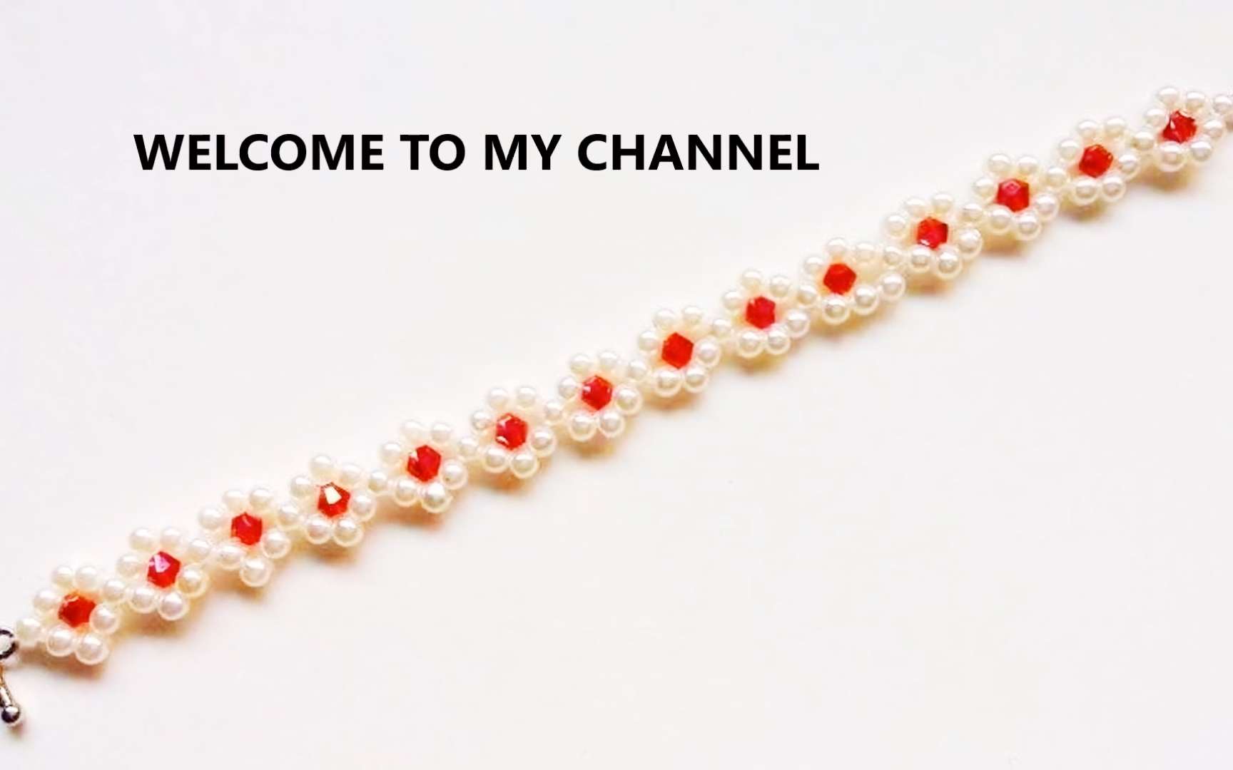 串珠教程-珍珠手链-初学者 教程(材料淘链见首页橱窗尺寸见简介)