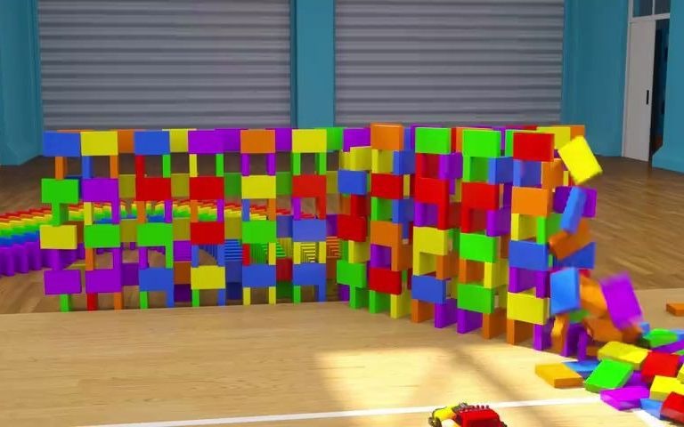幼儿英语启蒙3D动画-数字、颜色与常见车辆