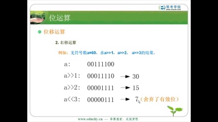 C语言教程-位运算