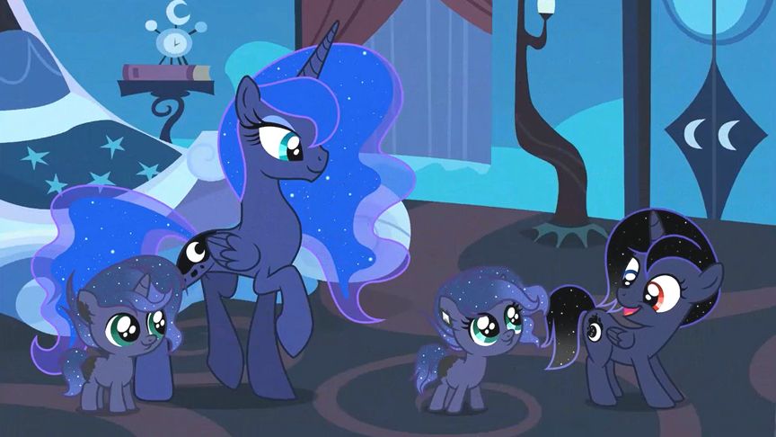 月亮小马获得了可爱标志[绘画过程]