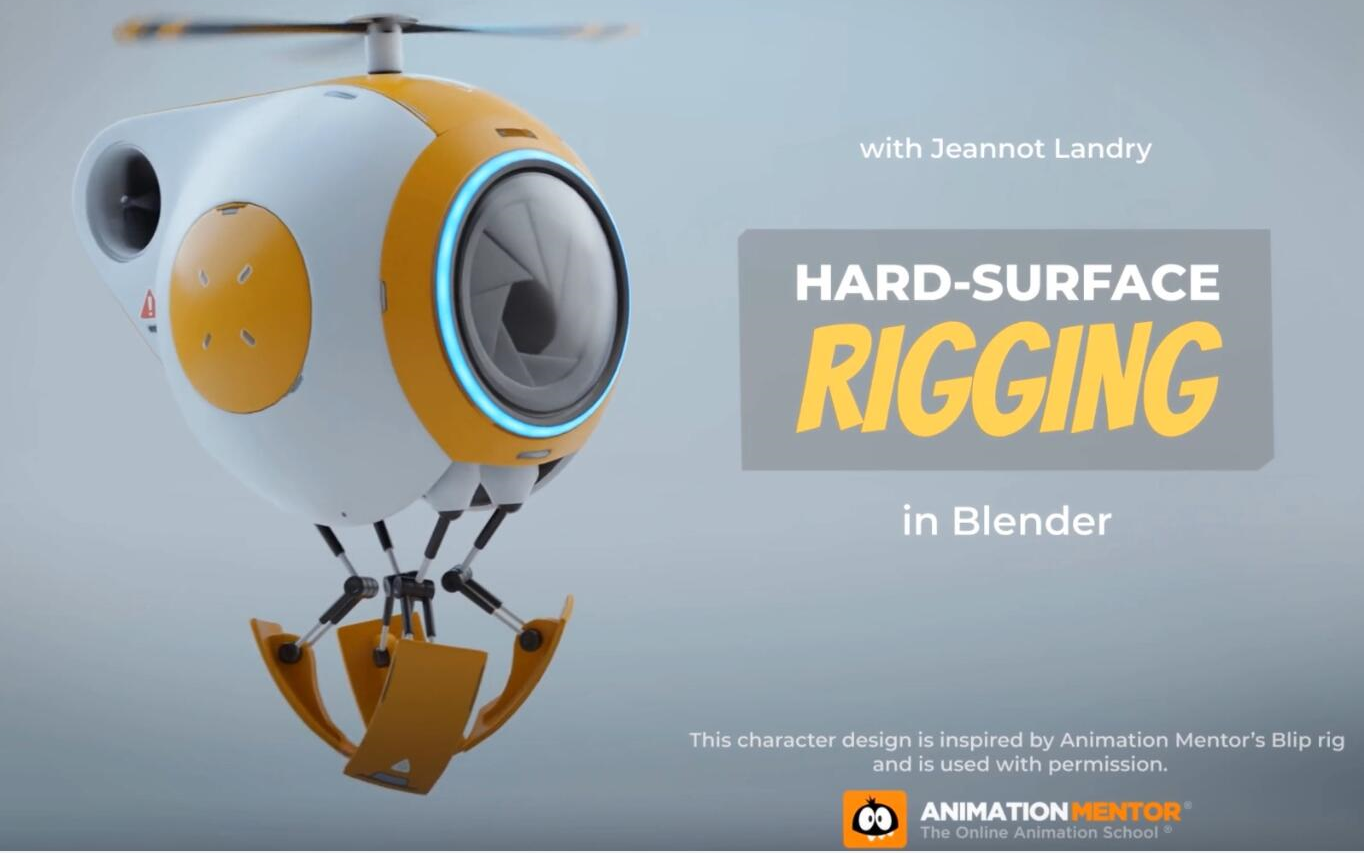 (国语)blender基础入门硬表面骨骼绑定教程