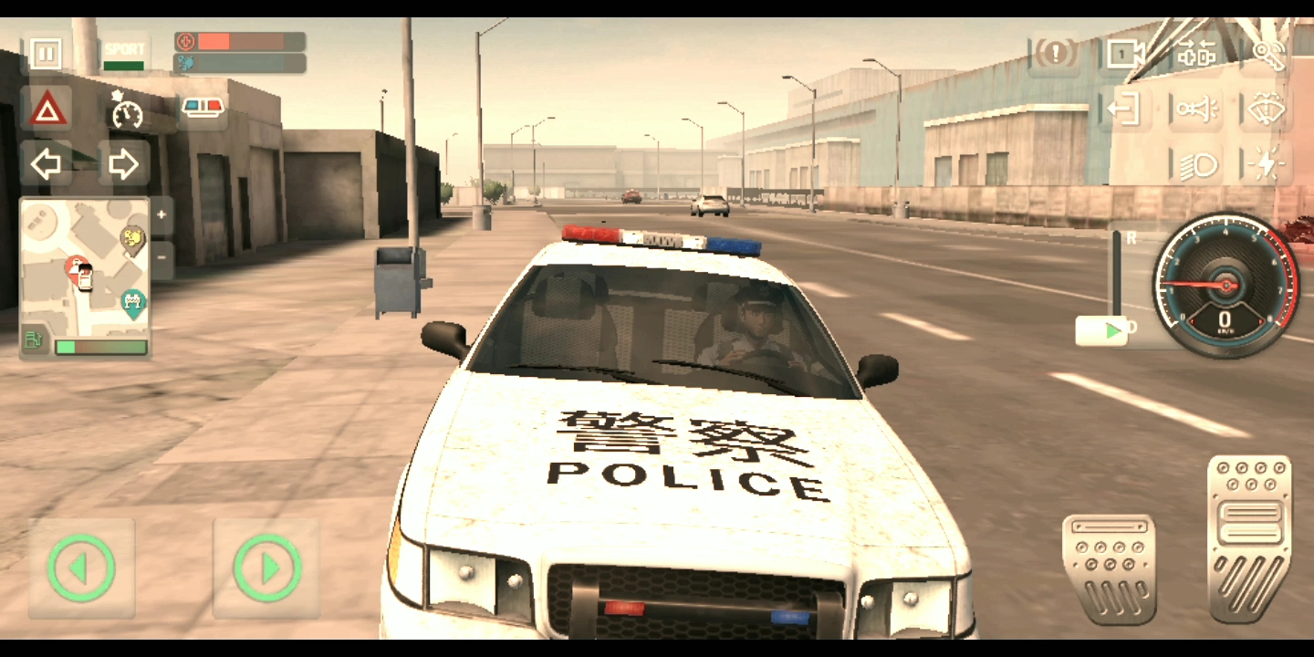 国警2267号巡逻车截停嫌犯_游戏热门视频
